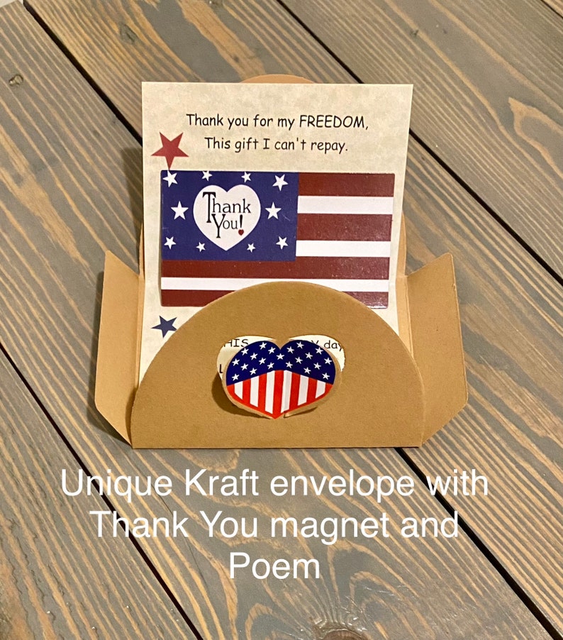 Small Veterans Gift Bag, Veterans Gift, Veterans Day Gift, Thank You ...