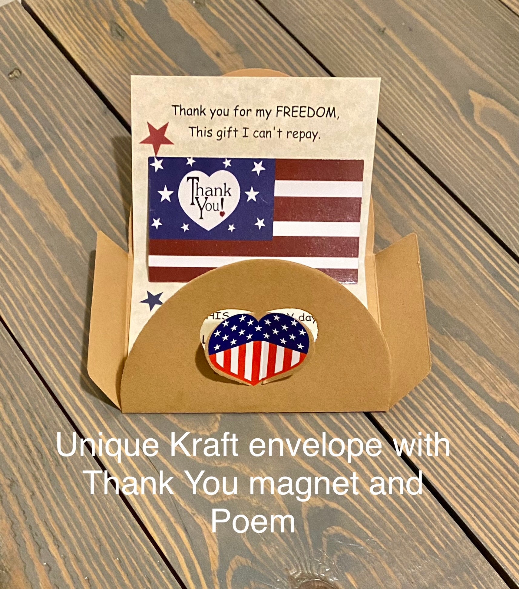 Small Veterans Gift Bag, Veterans Gift, Veterans Day Gift, Thank You ...