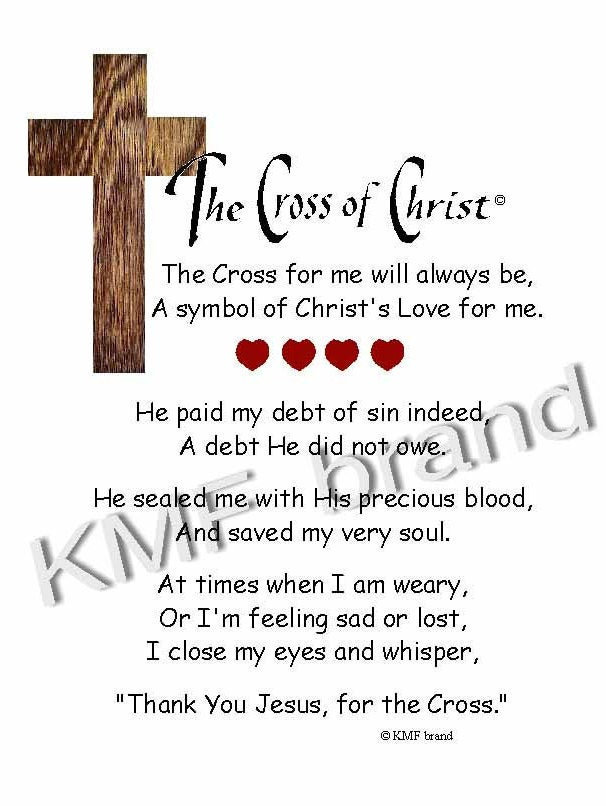 DIGITAL DOWNLOAD Only — the Cross of Christ by KMF Brand — Christian ...