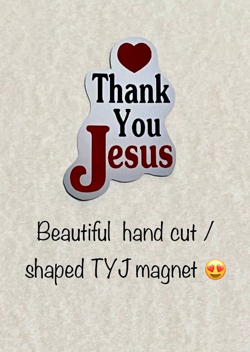 Thank You Jesus Magnet, Pastor Appreciation, All Occasion Christian ...
