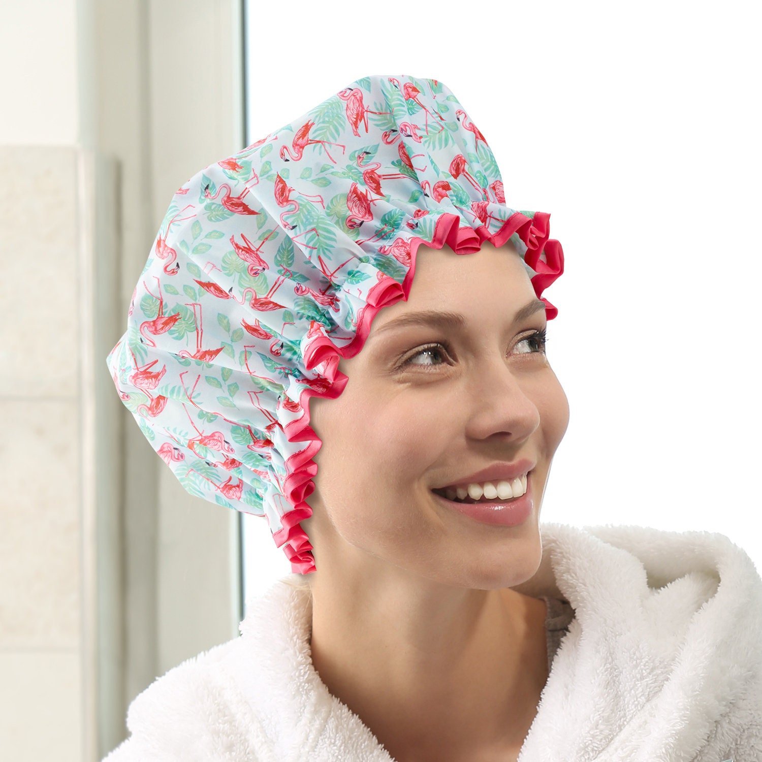 Bodylife Flamenco Flamingo Shower Cap 27cm's - Etsy UK