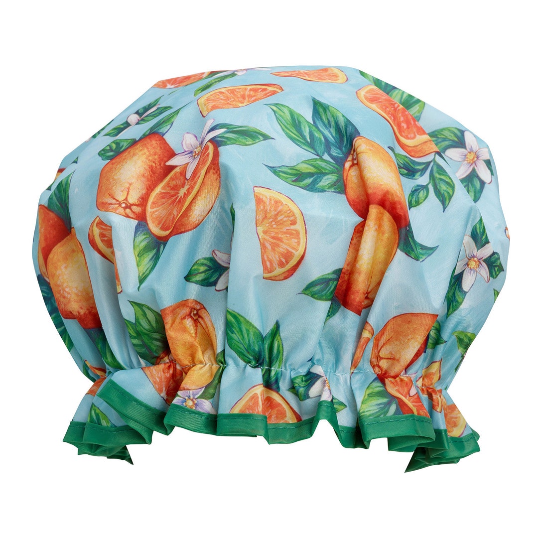 Bodylife Shower Cap Fruity Orange Double Layered 27cm's - Etsy UK