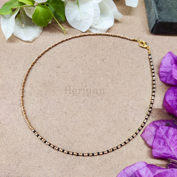 Seed Beaded Necklace - Etsy