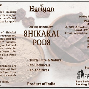 Shikakai Pods / Shikakai Whole / Acacia Concinna / Soap Pod / Senegalia ...