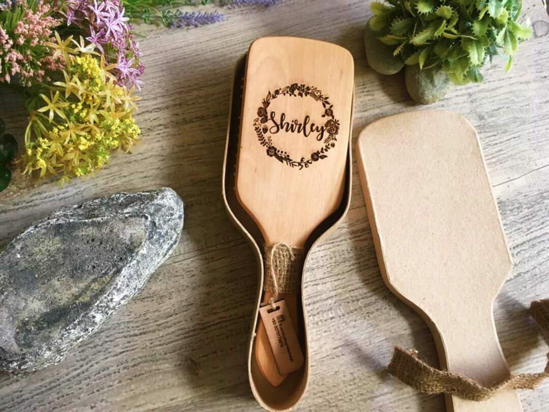 Personalized Engraved Hairbrush - Etsy