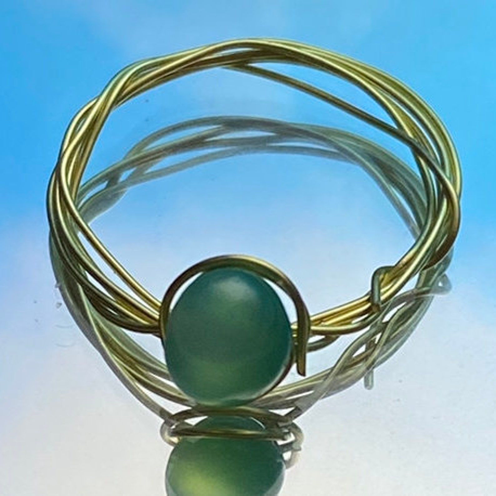 Custom Crystal and Wire Rings Aesthetic Jewelry - Etsy