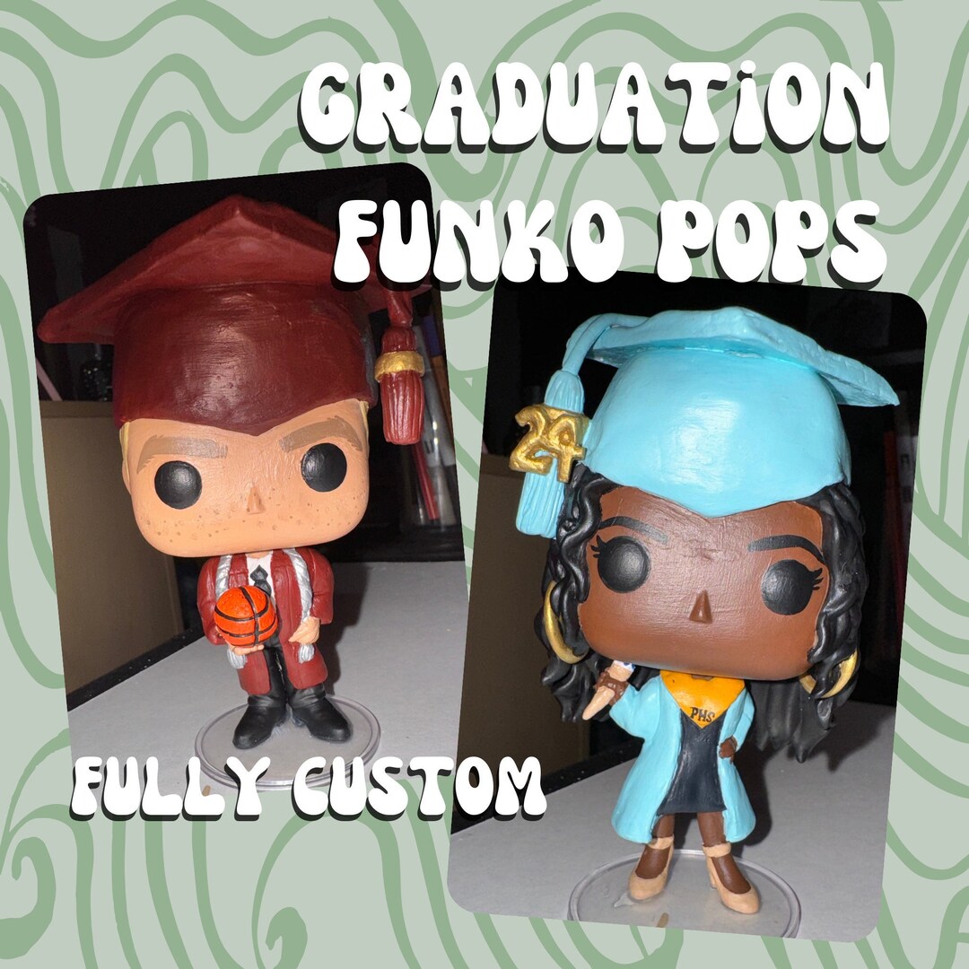 Custom Graduation Funko Pop Figures - Etsy
