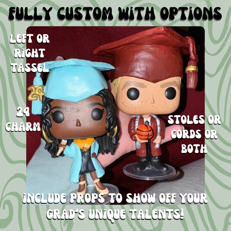 Custom Graduation Funko Pop Figures - Etsy
