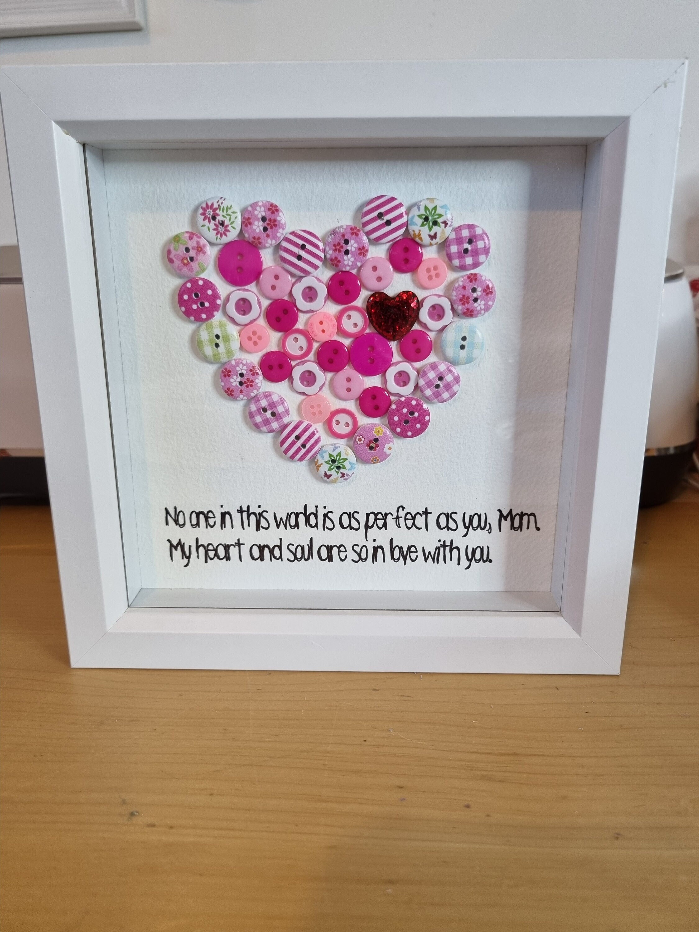 Handmade Deep Frame Art Creation for the Special Mother - Etsy