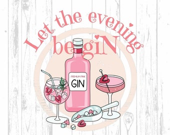 Digital Gin Clipart - Etsy