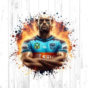 Nrl Png, Sublimation Designs, Rugby League Png, Australia Rugby Team - Etsy
