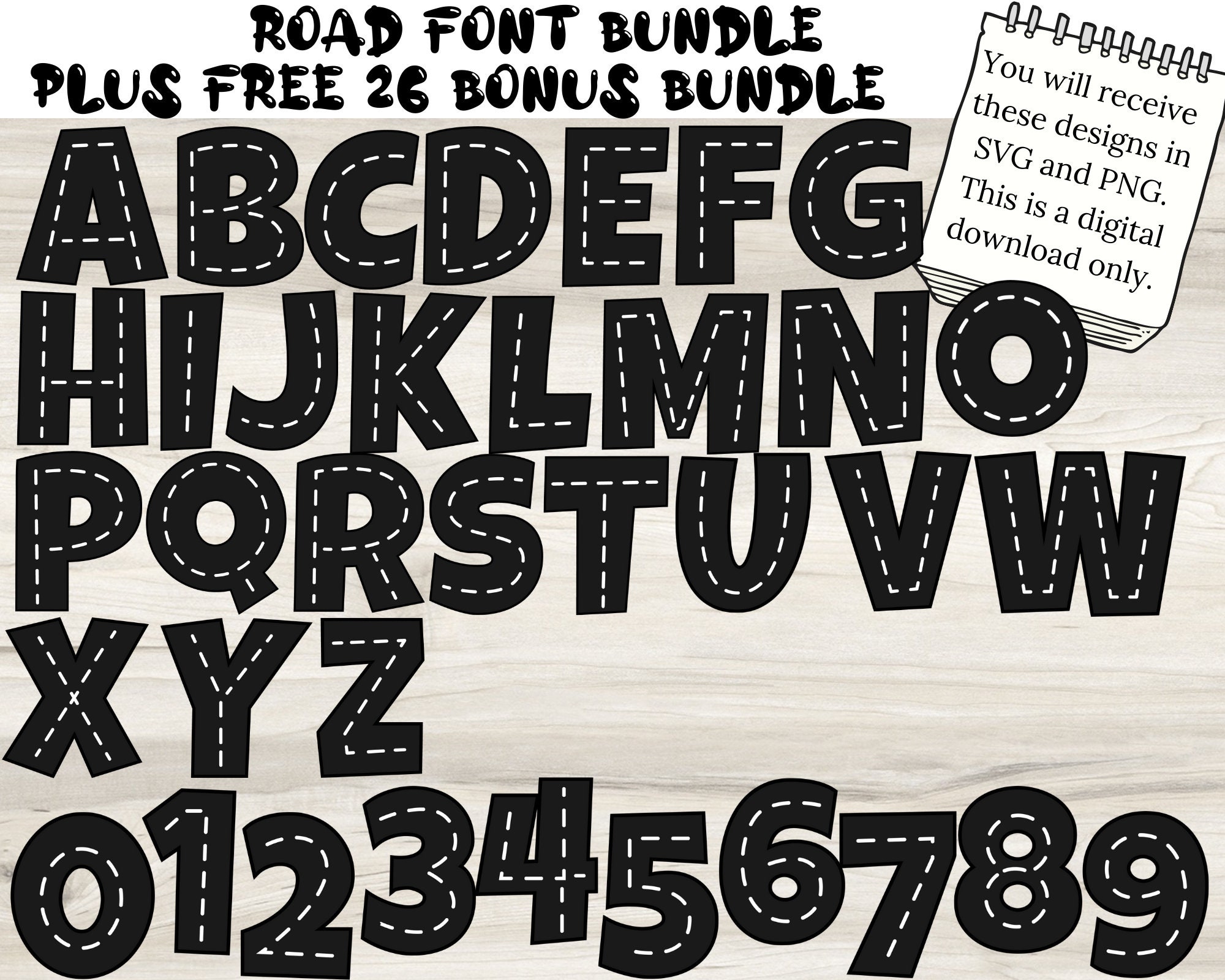 Alfabeto svg, letras svg, fuente de carretera, carreras de coches ...