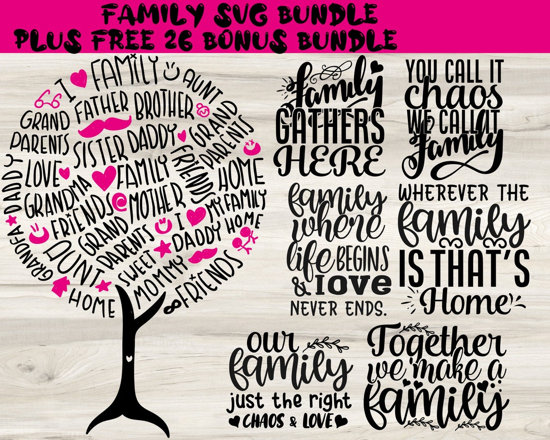 Family tree svg family svg sayings home svg family quotes - Etsy México
