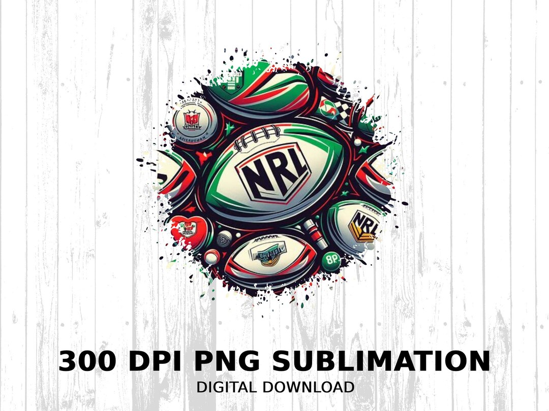 Nrl Png, Sublimation Designs, Rugby League Png, Australia Rugby Team - Etsy