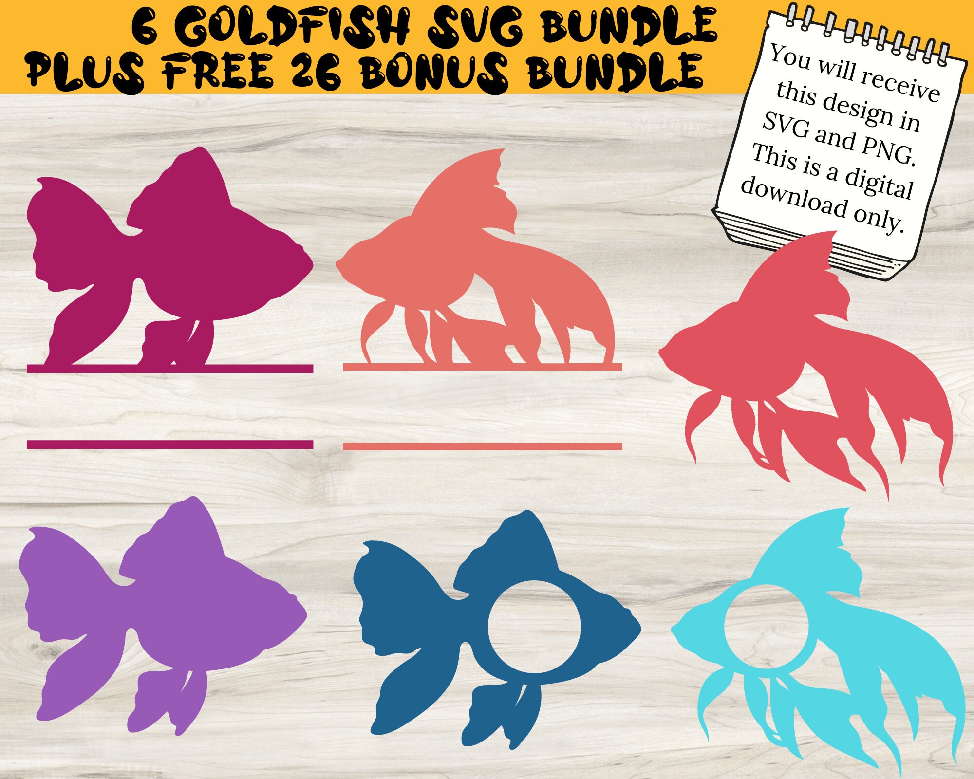 Goldfish Svg Fish Svg Fish Clipart Fish Clipart Goldfish - Etsy