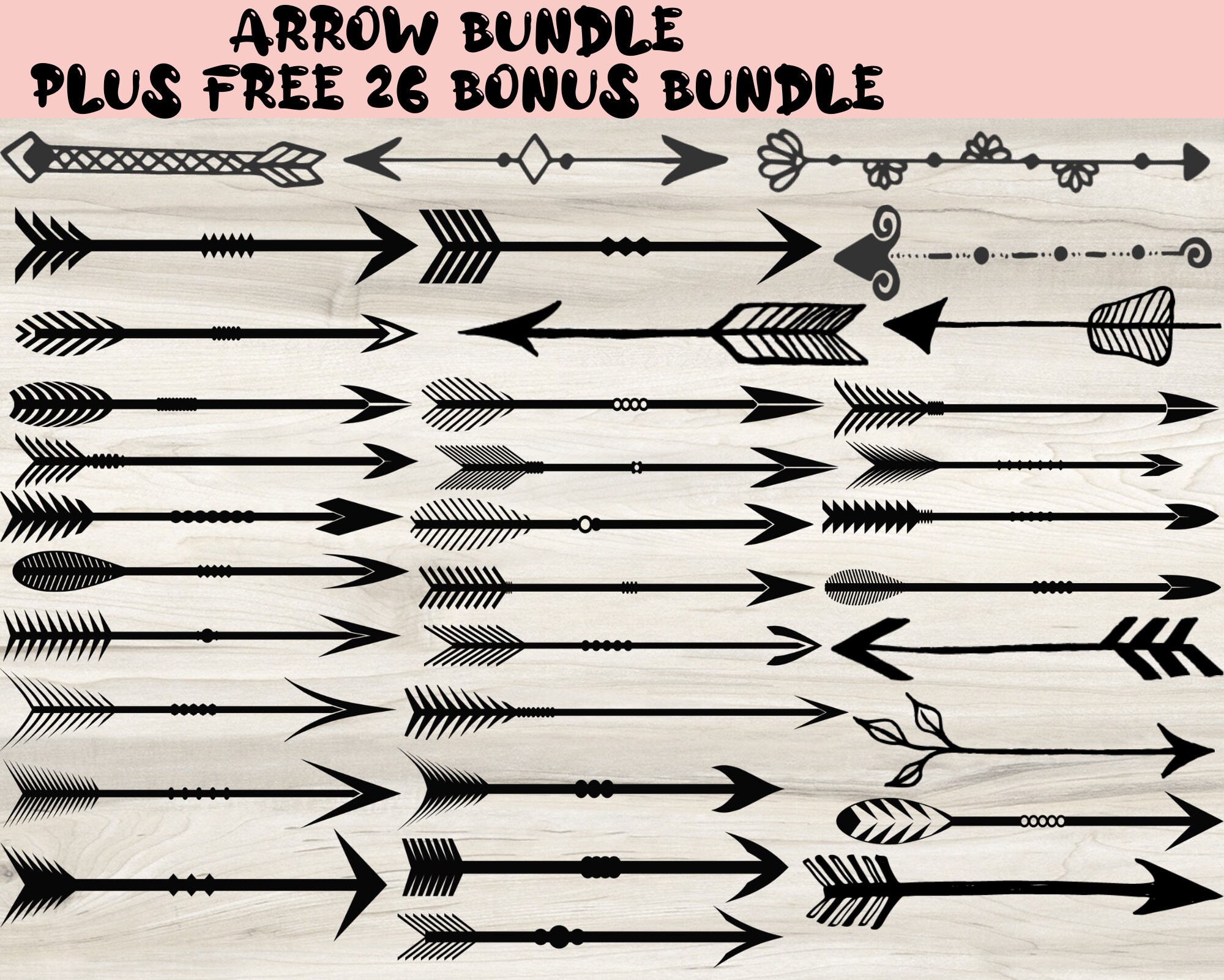 298 Arrow SVG Bundle Arrow Svg Arrows Svg Heart Arrow Svg - Etsy UK