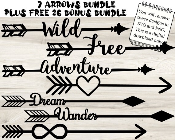 Arrow Svg Arrow Png Arrows Svg Cute Arrow Svg Arrows | Etsy Australia