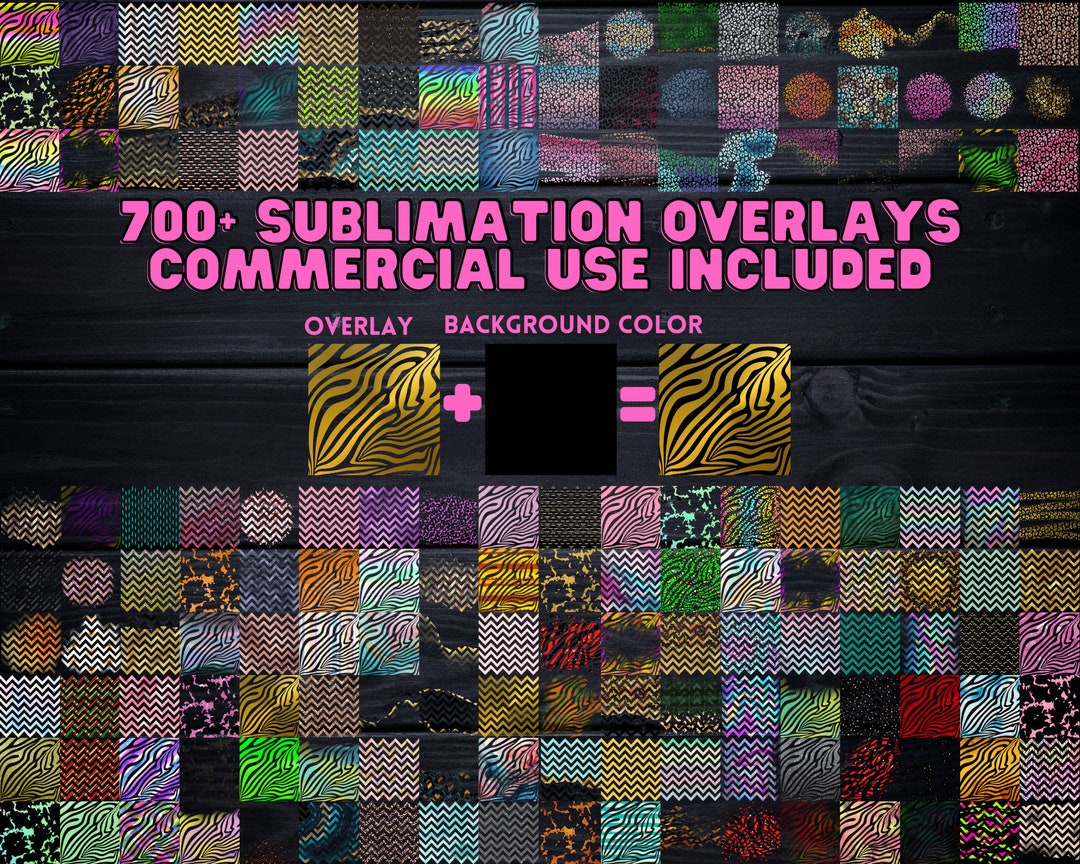 700 Sublimation Overlay Bundle, Sublimation Background Designs ...