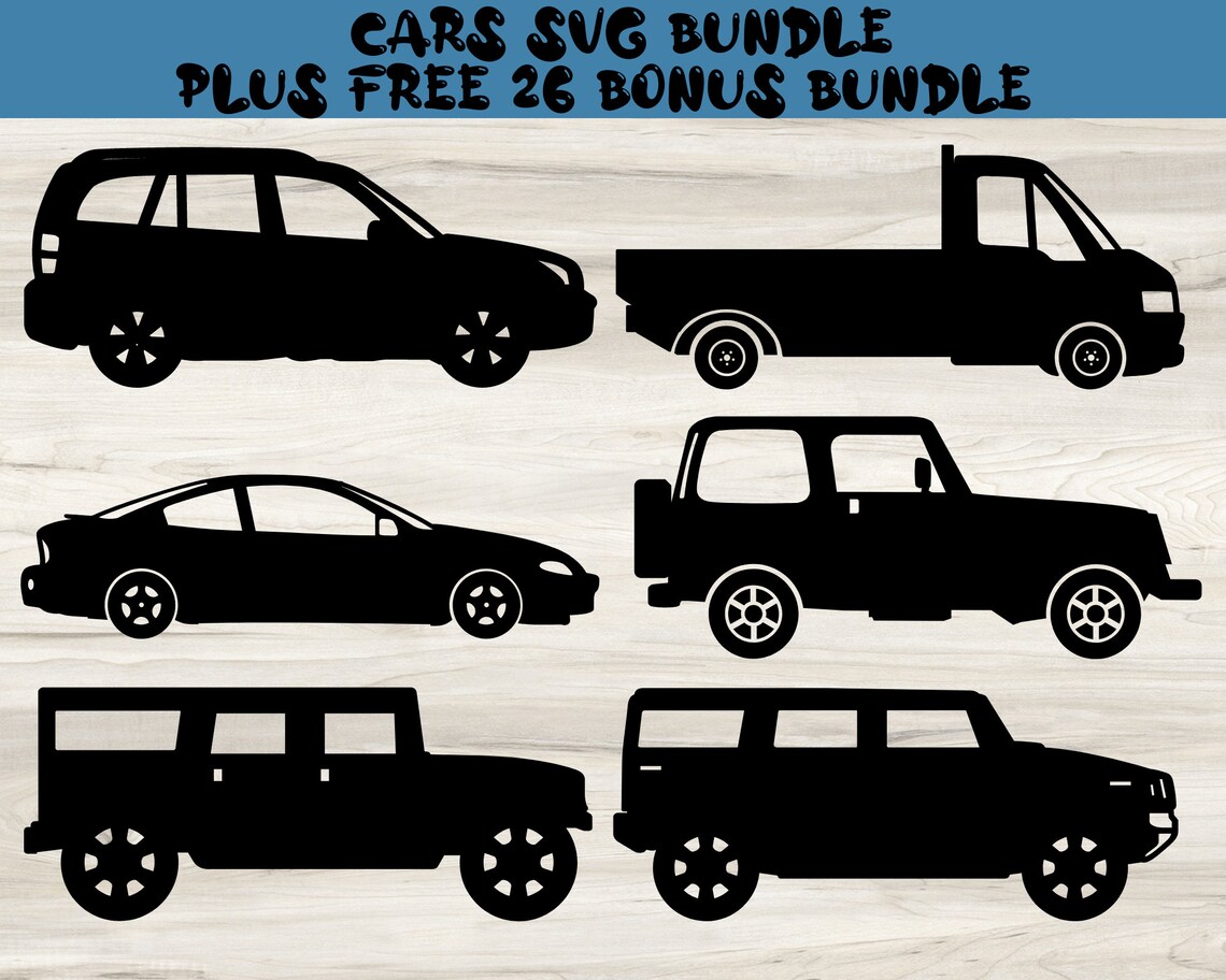 Car Svg Car Clipart Cars Svg Truck Svg Car Decal Svg Car - Etsy