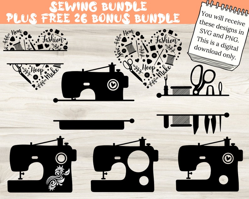 Sewing Machine Svg Sewing Clipart Sewing Svg Quilting Svg - Etsy Hong Kong
