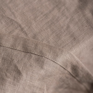 Linen Table Runner in Sand Color Stonewashed Linen Table - Etsy