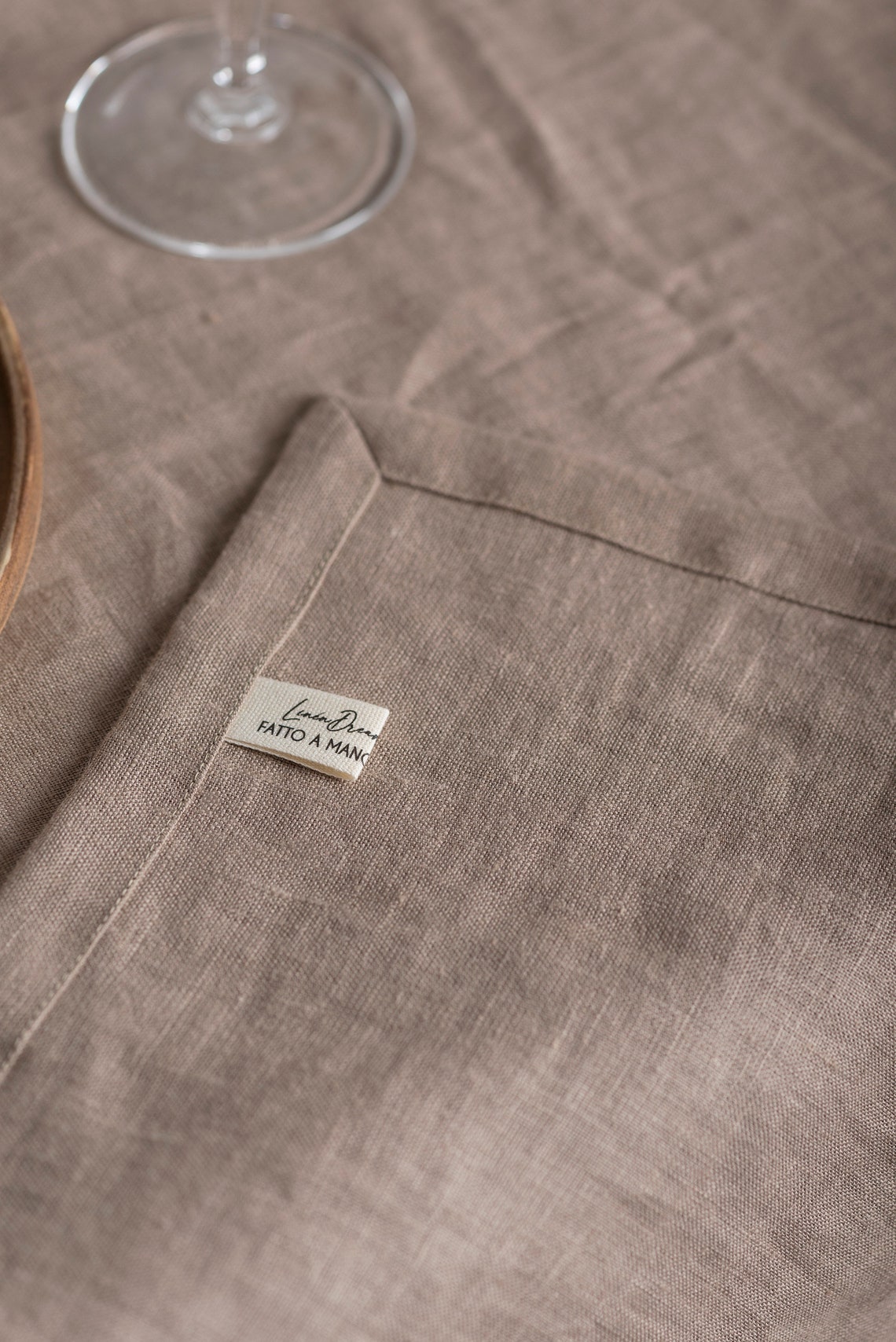 Linen Table Runner in Sand Color Stonewashed Linen Table - Etsy