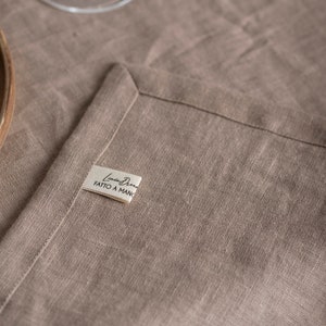 Linen Table Runner in Sand Color Stonewashed Linen Table - Etsy