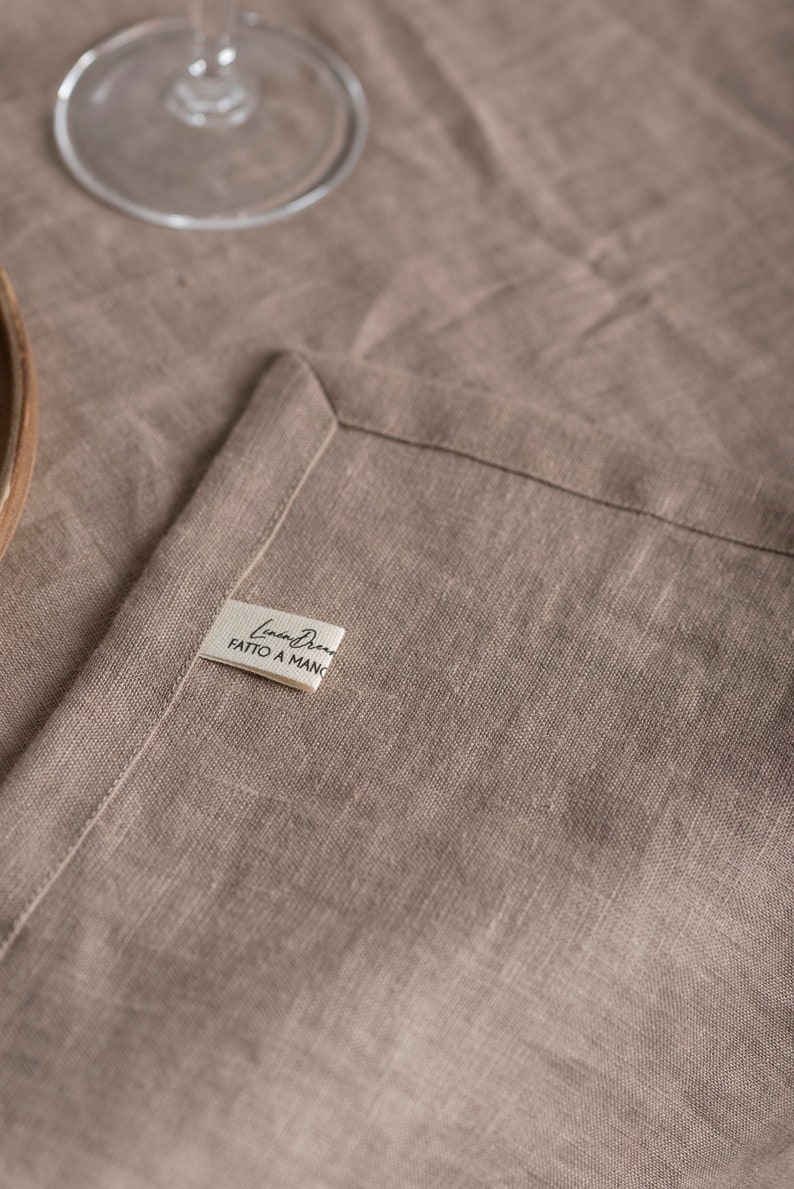 Linen Table Runner in Sand Color Stonewashed Linen Table - Etsy