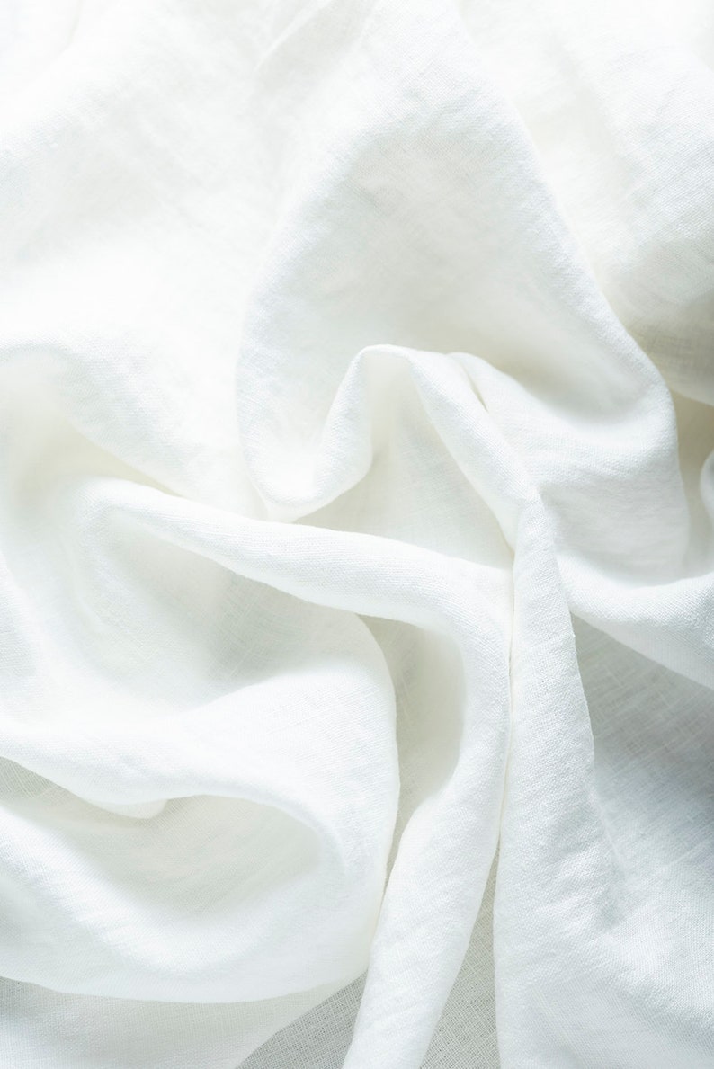 Natural Linen Fabric Flax Pure Softened Linen 100% Soft - Etsy