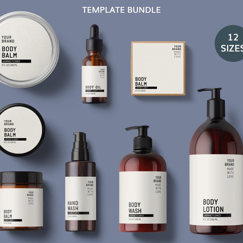 Cosmetic Labels - Etsy