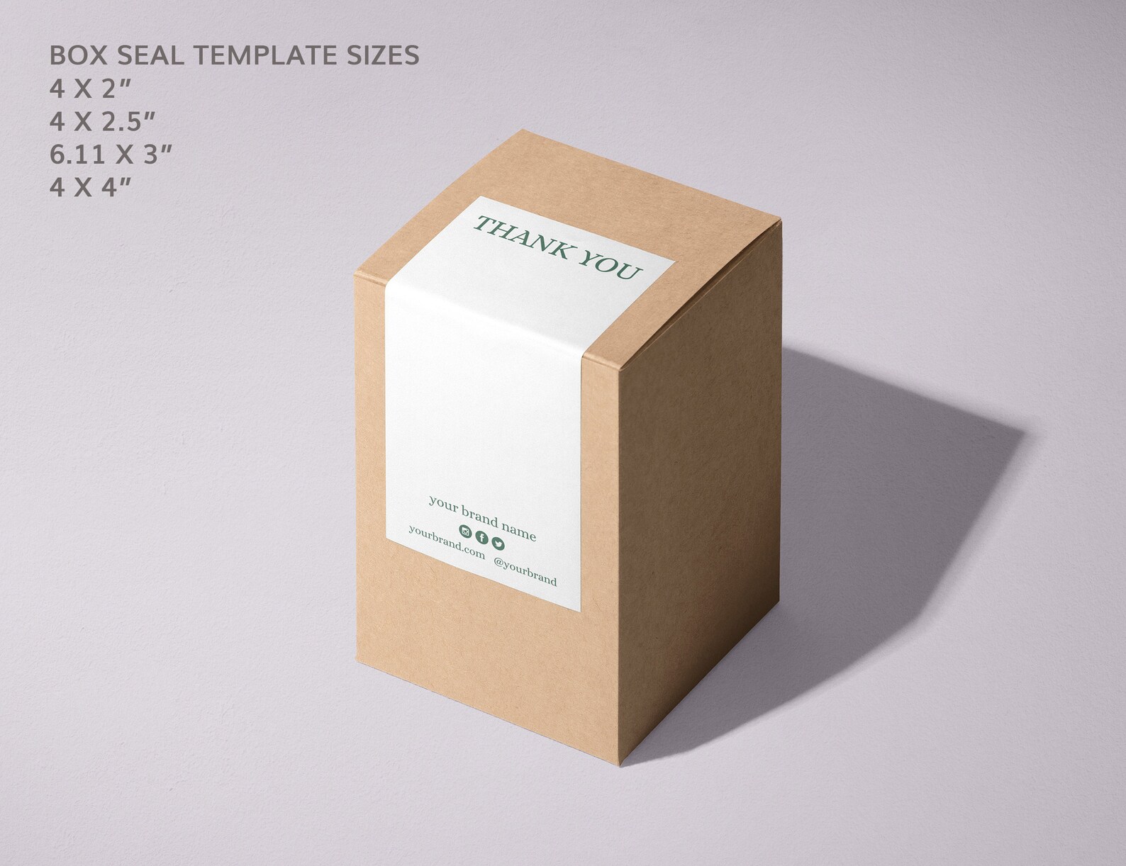 Editable Packaging Template Bundle, Editable Box Seal, Custom Product ...