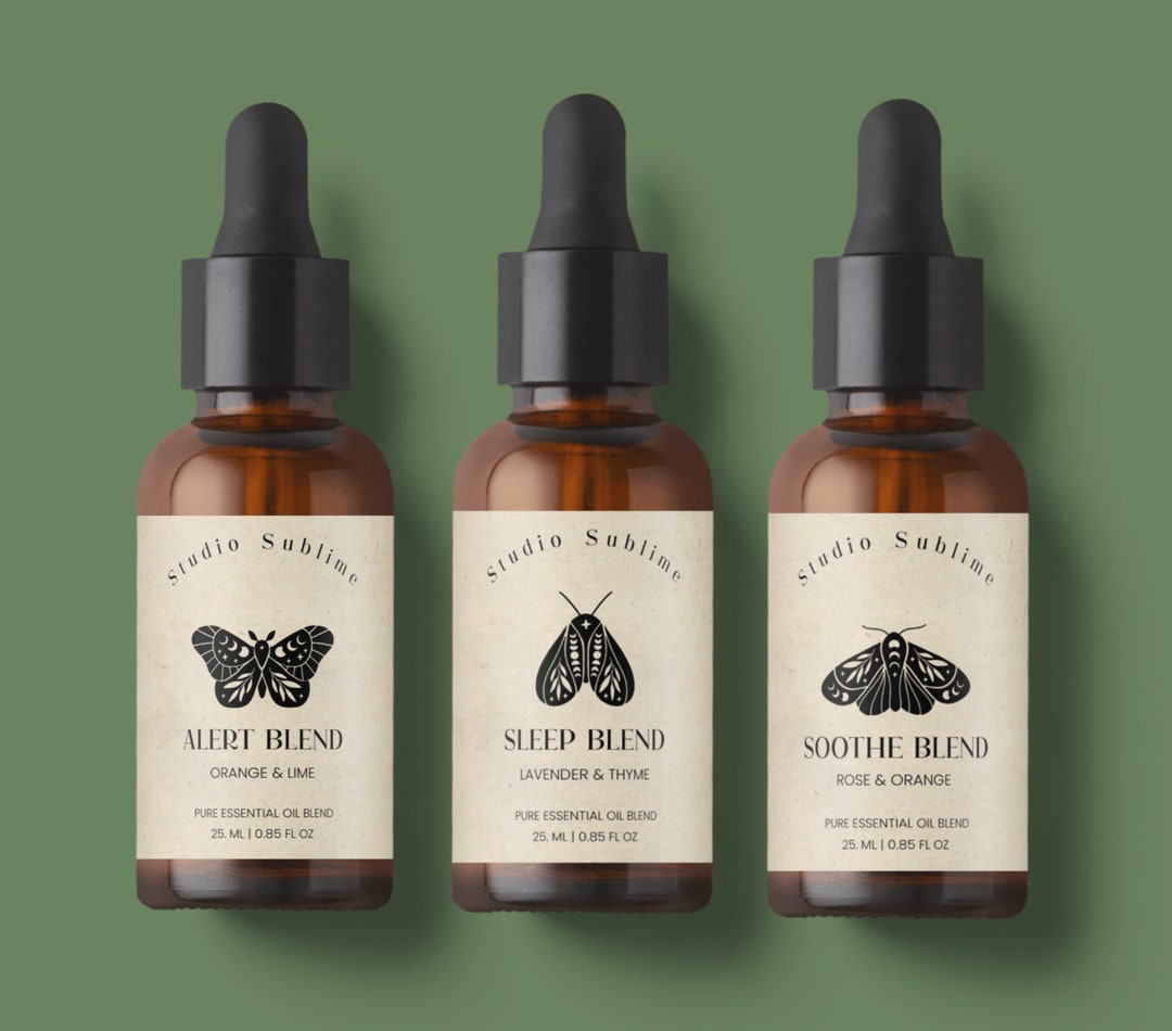 Editable Dropper Bottle Label, Label Template, 1oz, 2oz, 4oz Dropper ...