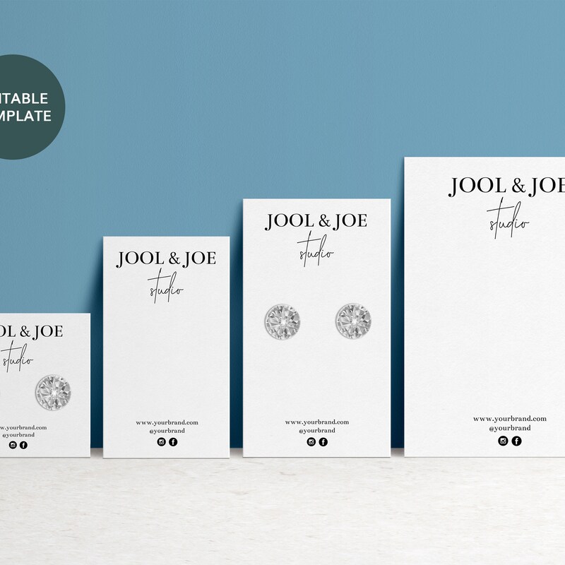 Custom Earring Cards - Etsy