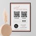 Editable QR Code Sign, Social Media QR Code Sign Template, Printable ...