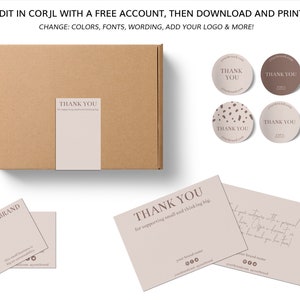 Editable Packaging Template Bundle, Packaging Design, Neutral Branded ...