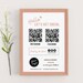 Editable QR Code Sign, Social Media QR Code Sign Template, Printable ...