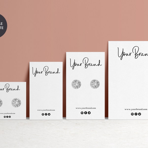 Custom Earring Cards - Etsy
