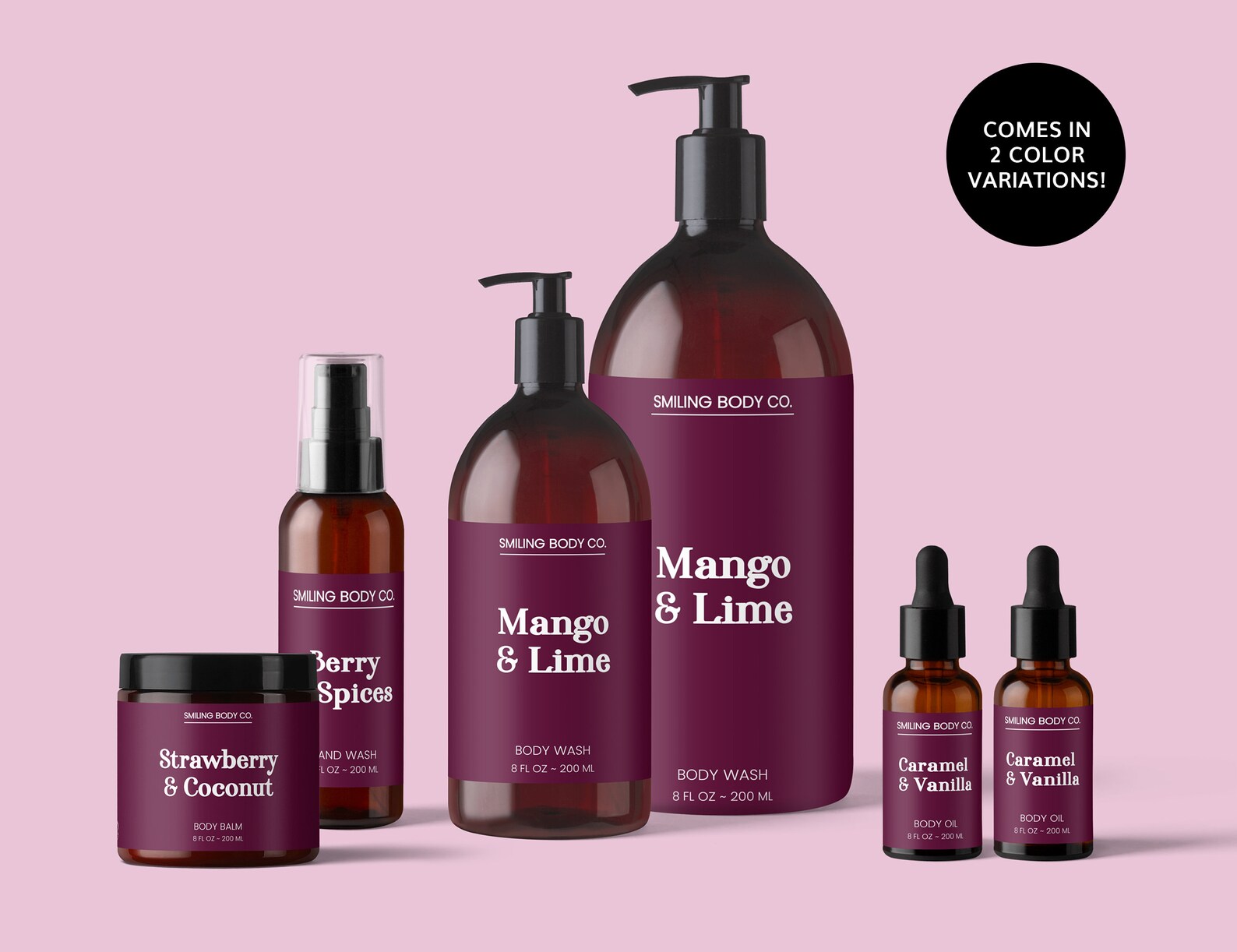 Cosmetic Label Templates, Editable Bottle Labels, Cosmetics Labels ...