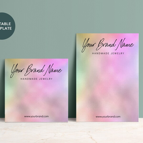 Custom Earring Cards - Etsy
