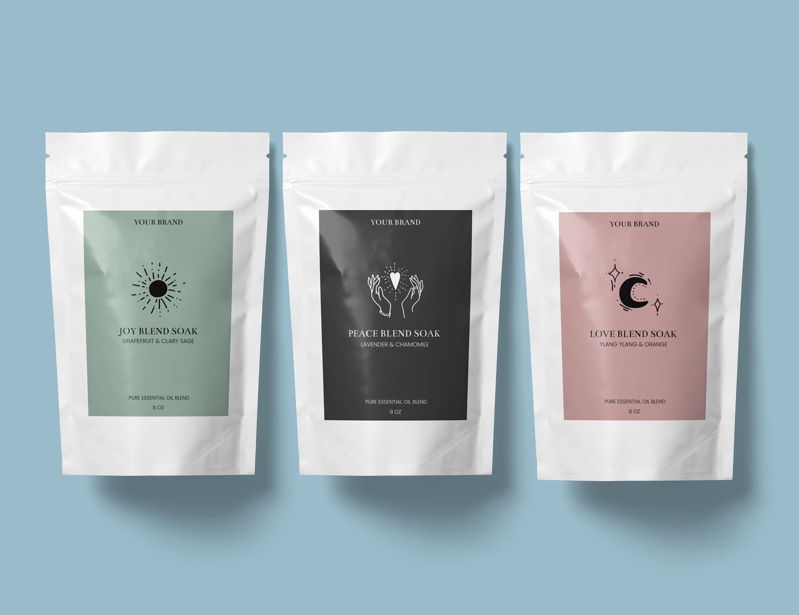 Editable Bath Product Label Bath Salts Label Cosmetic - Etsy