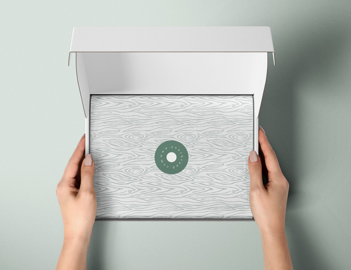 Editable Packaging Template Bundle Editable Box Seal Custom | Etsy