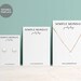 Minimal Jewelry Display Cards Custom Earring Display Cards - Etsy
