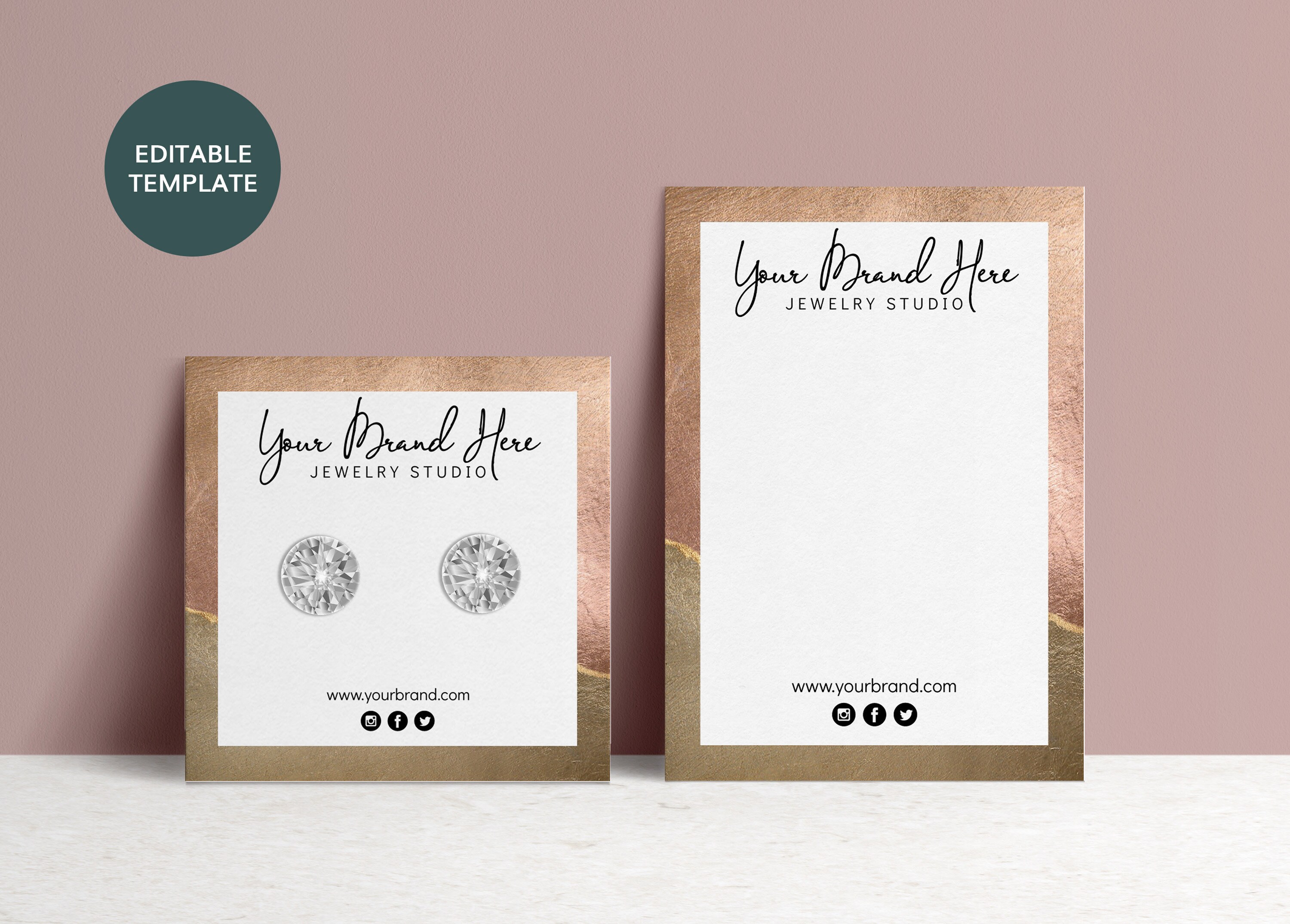 Diy Earring Display Cards