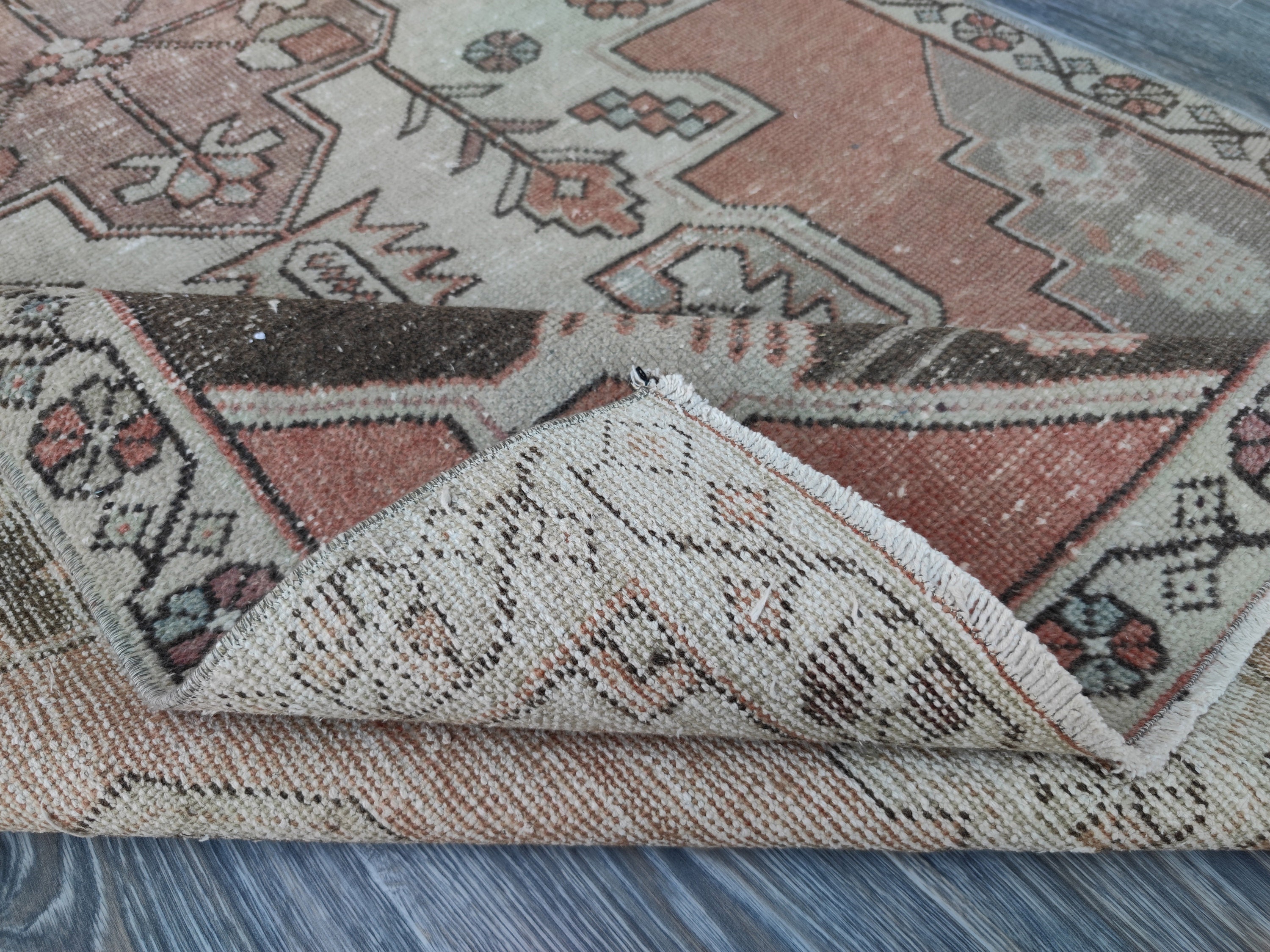 4x8 Oushak Rug Neutral Rug Handmade Rug 4x8 Area Rug - Etsy