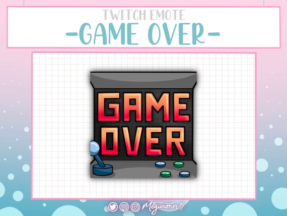 X1 Twitch Emote Arcade Game Over - Etsy