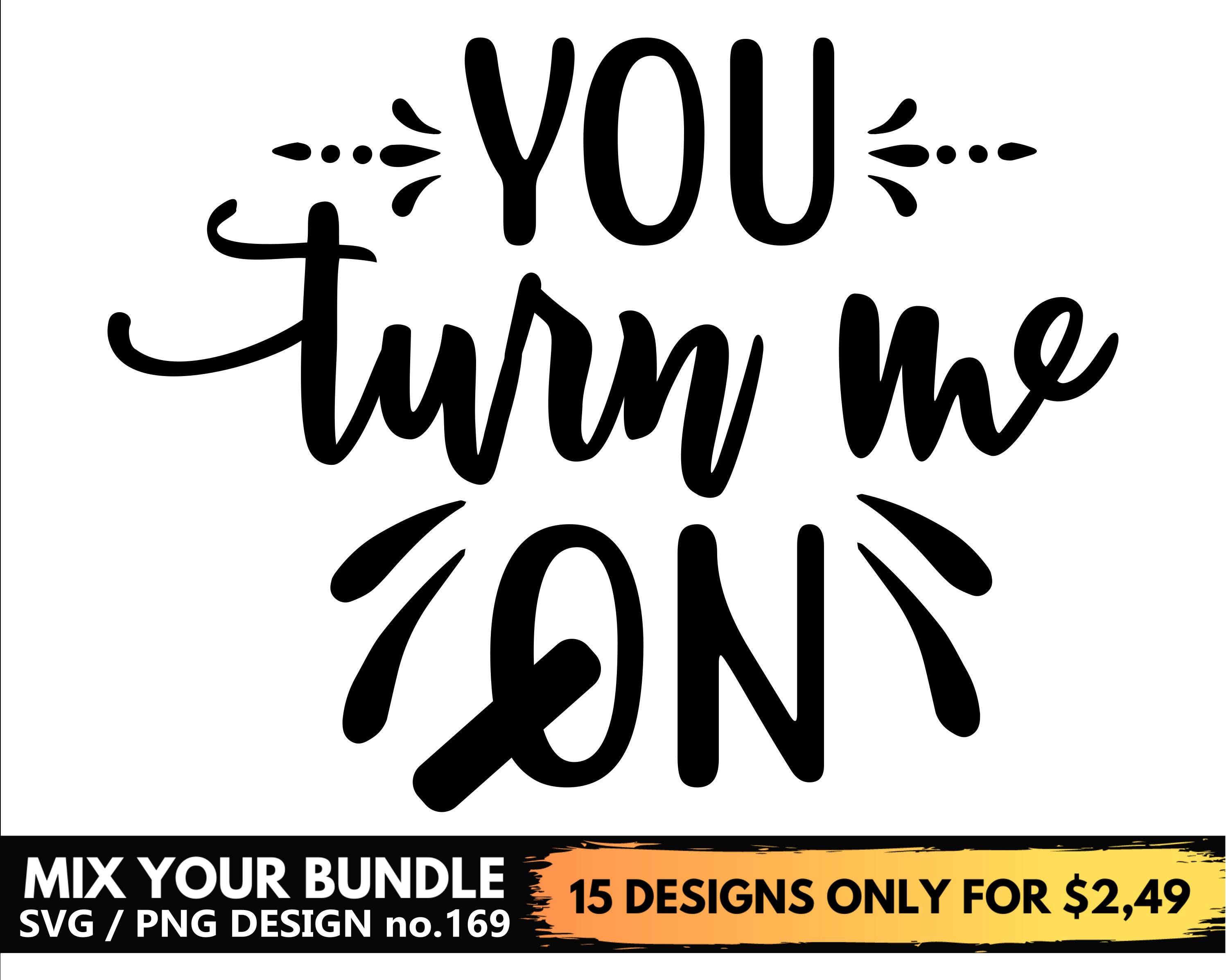 You Turn Me on Svg Files for Cricut, Adult Humor Svg, Funny Boxer ...