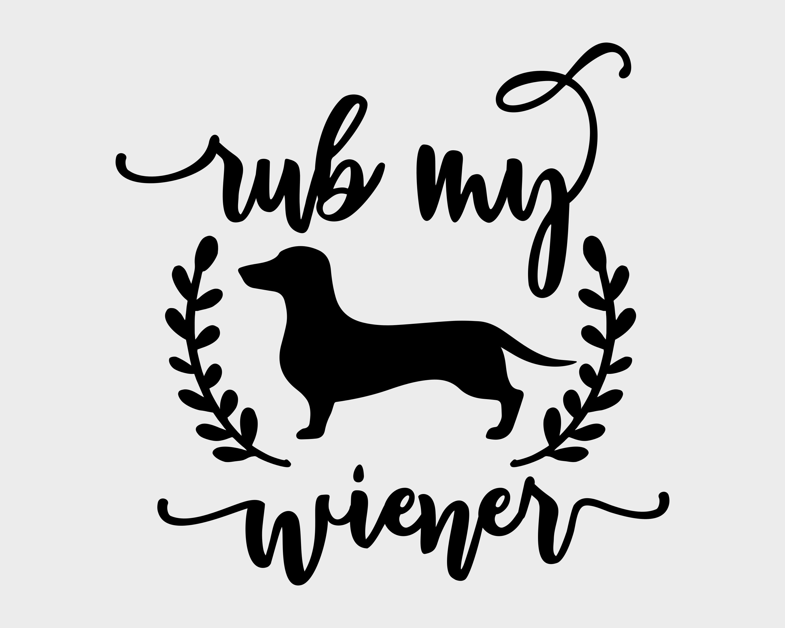 Rub My Wiener Svg Files for Cricut Funny Boxer Shorts Svg - Etsy