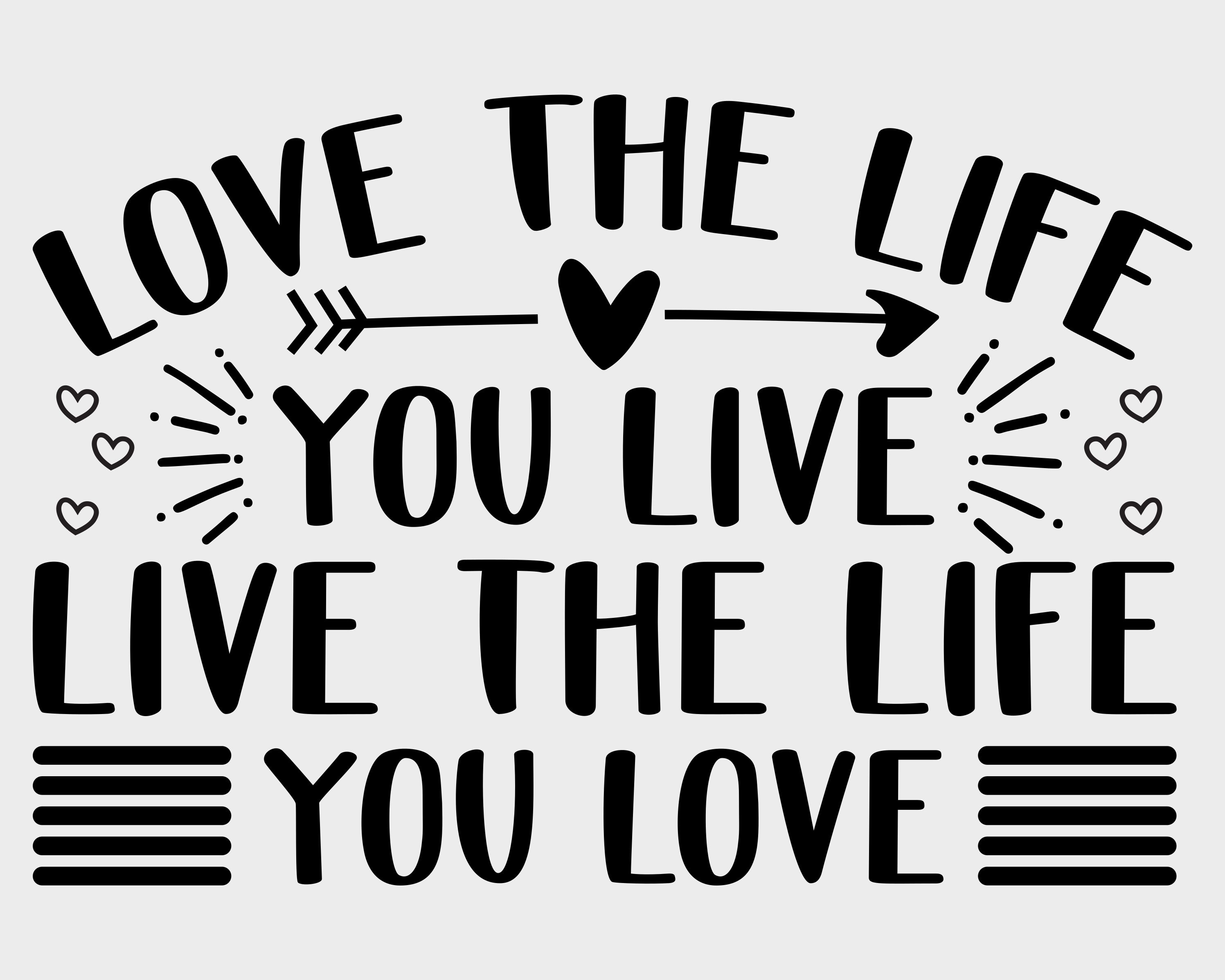 Love The Life You Live Live The Life You Love Svg Files For Etsy UK