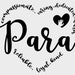 Paraprofessional, Para Svg Files for Cricut, Heart Shape Svg Png - Etsy