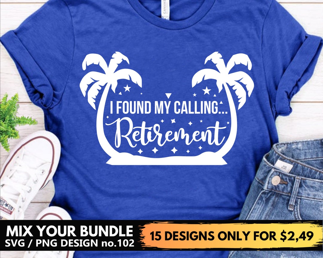 I Found My Calling Retirement Svg Files for Cricut Png Retirement Beach ...